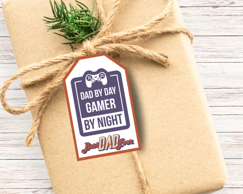 Fathers Day Gift Tags Printable | Best Dad Tag and Goodie Bag Labels ...