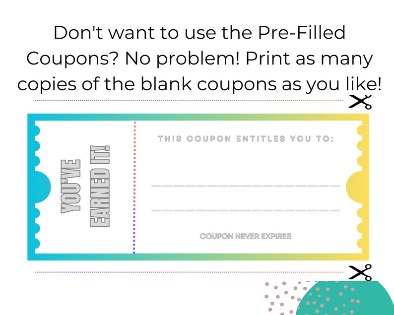 Kid Reward Coupon Book Good Behavior Reward System Child Positive ...