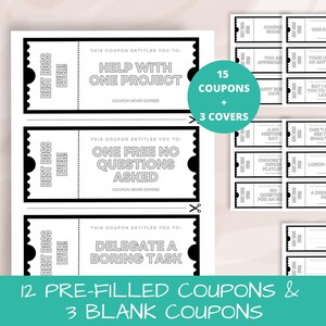 Boss's Day Printable Coupons: Employee Gift (PDF Download) - Etsy