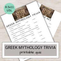 Greek Mythology House/yard 12-clue Olympian God Scavenger Hunt, Party ...