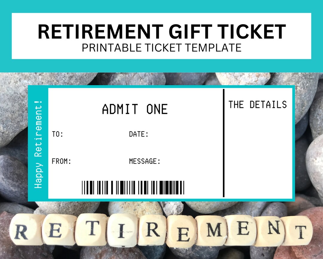 Happy Retirement Gift Certificate | Office Party Retirement Voucher ...