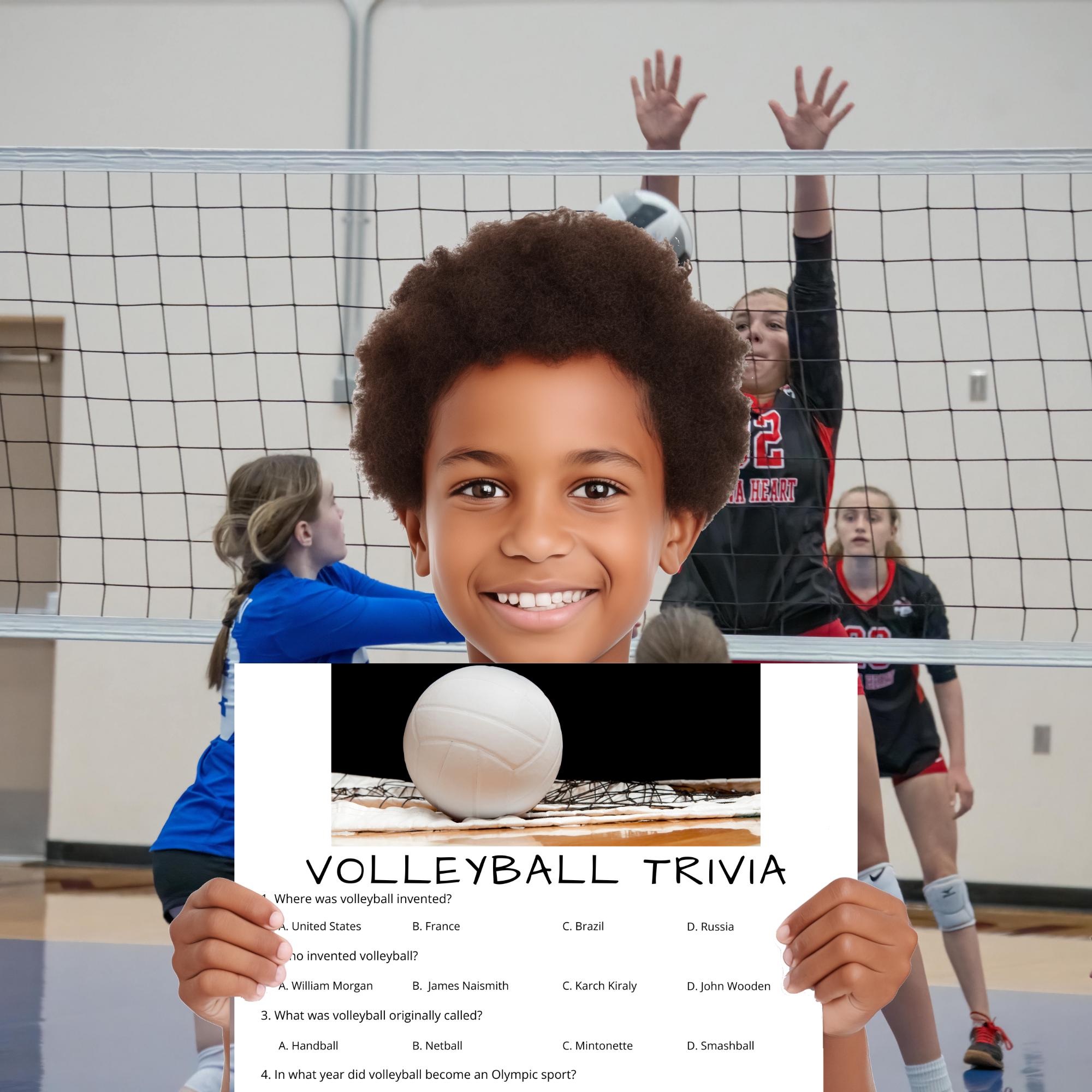 Volleyball Trivia Game | Printable Volleyball Quiz | Sports Trivia Quiz ...