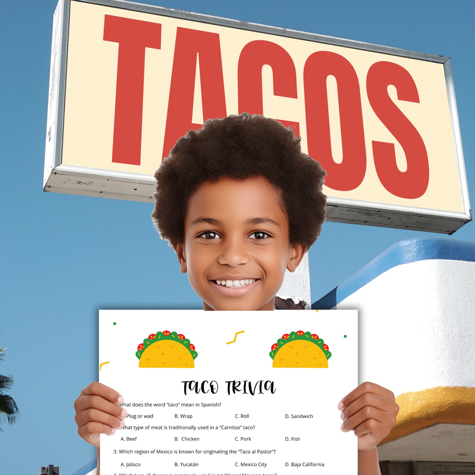 Taco Trivia Quiz: Fun Taco Tuesday Party Game (printable PDF) - Etsy