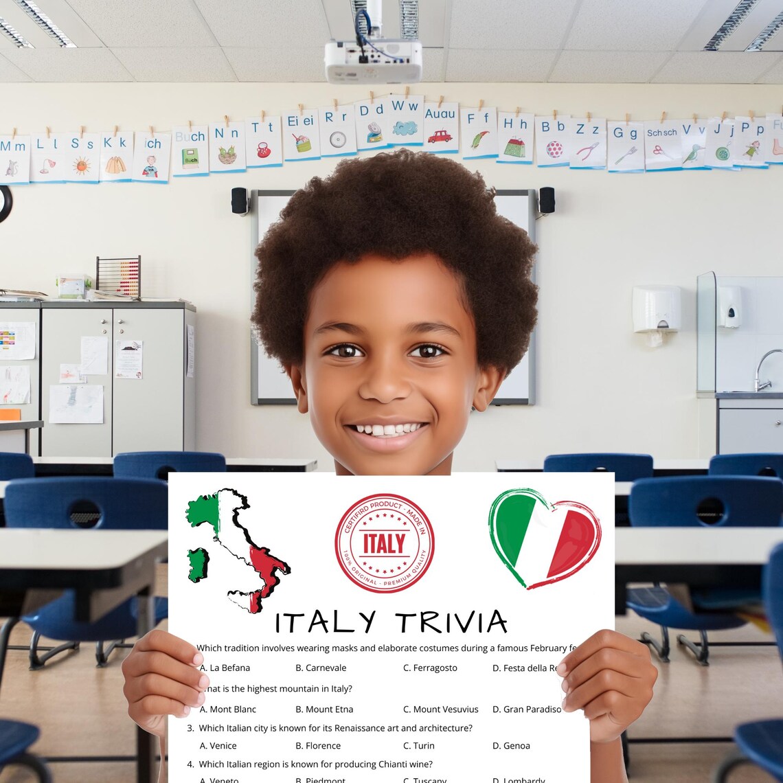 Italy Trivia Quiz: Printable Italian Party Game (PDF Download) - Etsy
