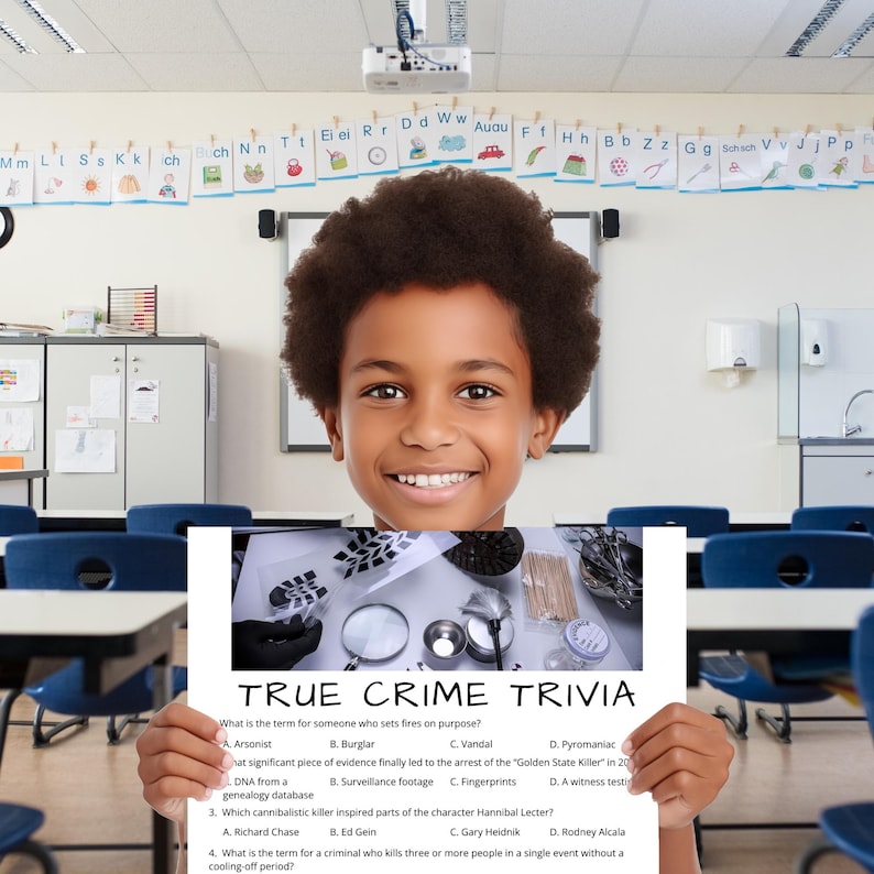 True Crime Trivia Game | Printable Quiz for Crime Fans | Crime Facts ...