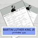 Martin Luther King Jr Quiz Printable | Black History Month Trivia Game ...