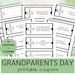 Grandparents Day Printable Coupon Book Gifts for New Grandparents ...