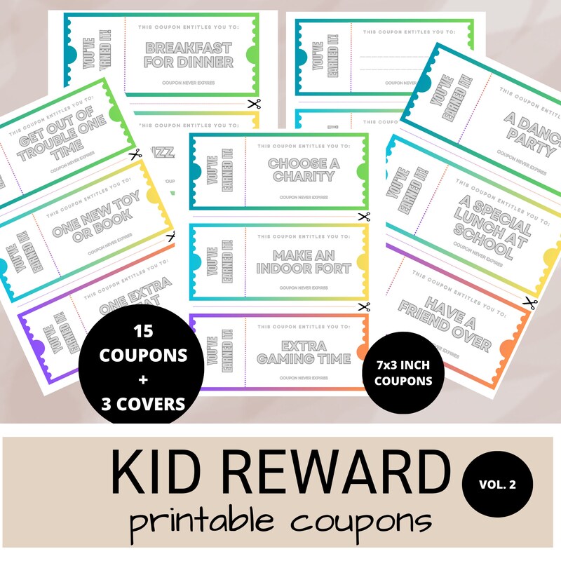 Reward Coupons - Etsy