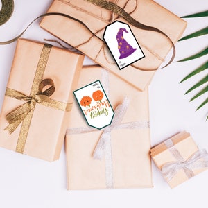 Halloween Gift Tag Printable | Cute Classroom Treat Bag Labels ...