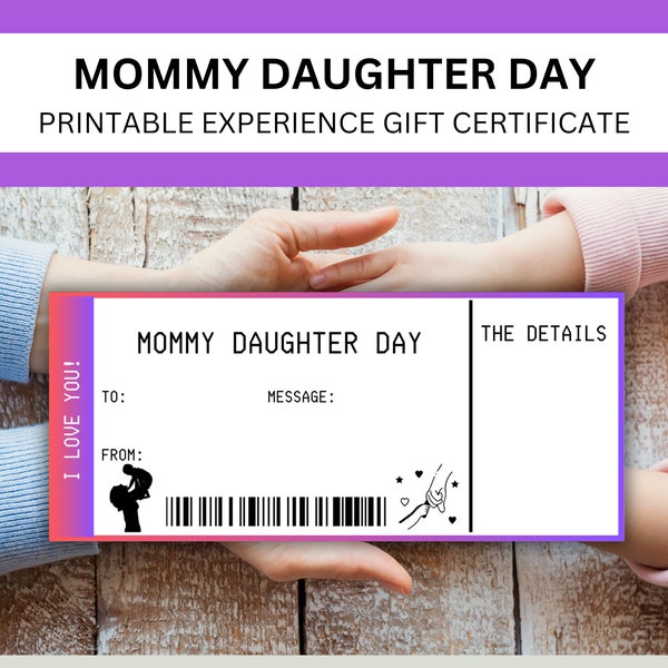 Mother Daughter Voucher - Etsy