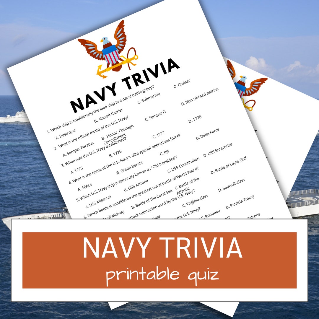 Navy Quiz | United States Navy Trivia Game | Navy Day | Veterans ...
