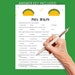 Taco Trivia Quiz: Fun Taco Tuesday Party Game (printable PDF) - Etsy