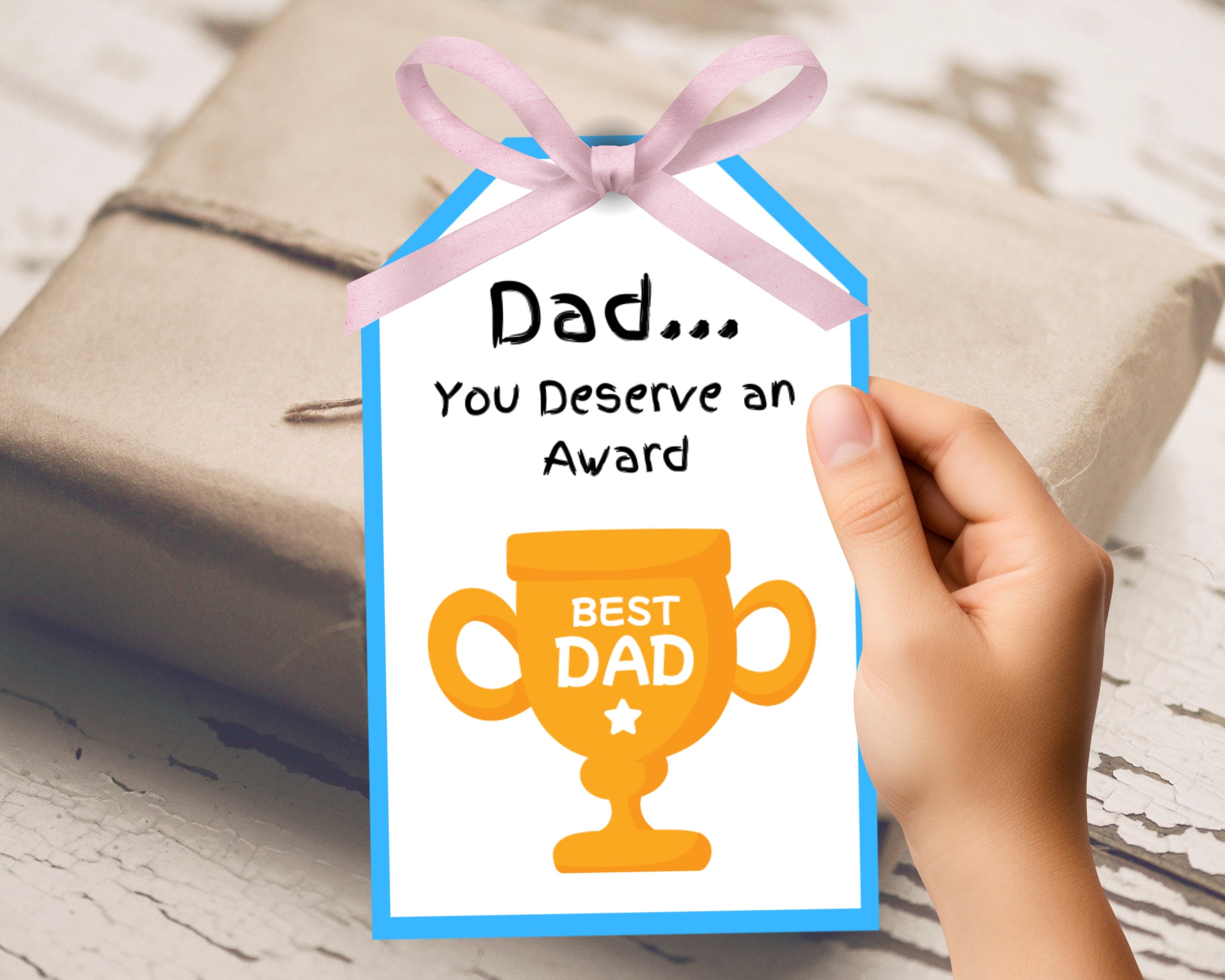Fathers Day Printable Gift Tags | Best Dad Tag and Goodie Bag Labels ...
