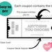 Sister Coupon Book | Best Sister Ever Birthday Voucher | Gift for ...