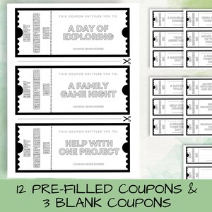 Grandparents Day Printable Coupon Book | Gifts for New Grandparents ...