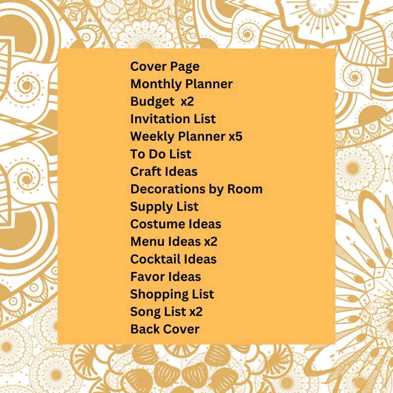 Halloween Party Planner Printable Fall Party Planner Halloween Costume ...