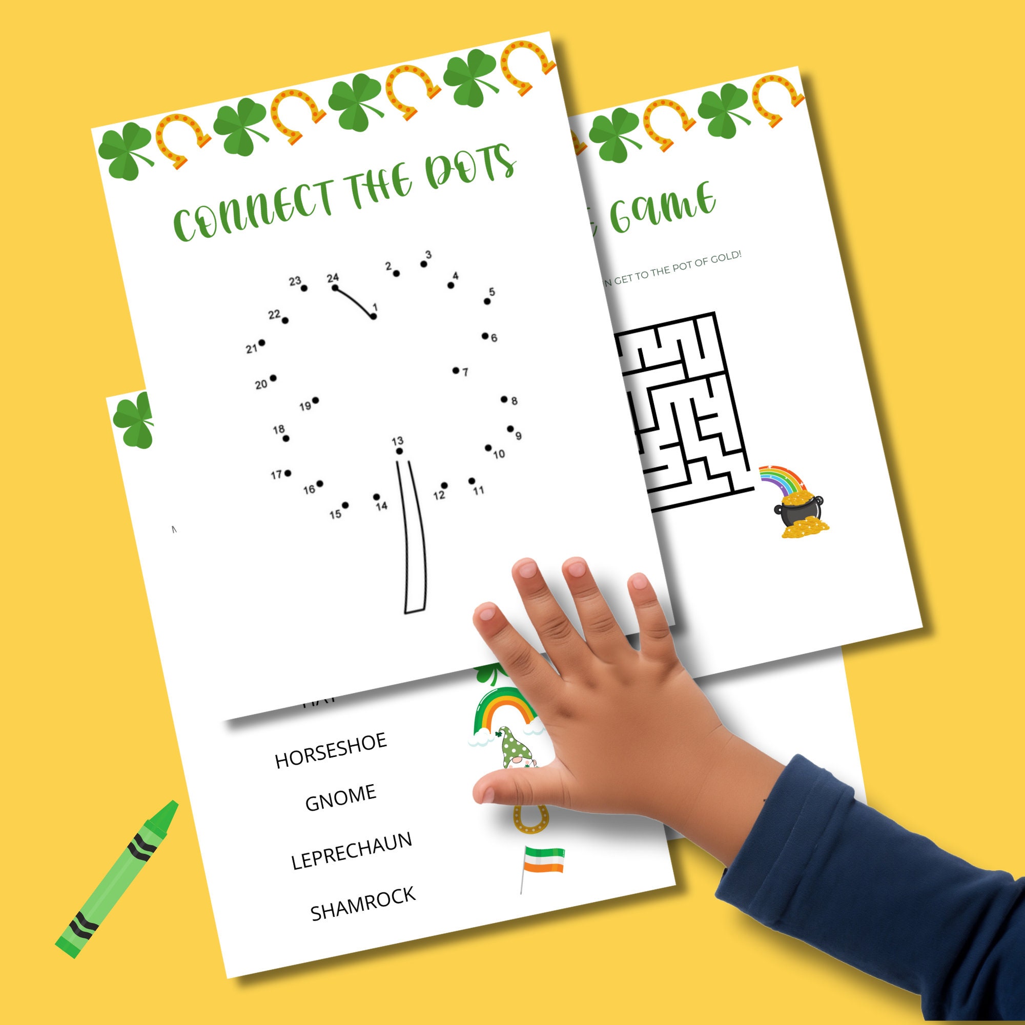 St Patricks Day Game Bundle 24 Saint Patty Family Party Games Kids ...