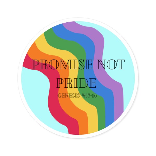Promise Not Pride Sticker - Etsy