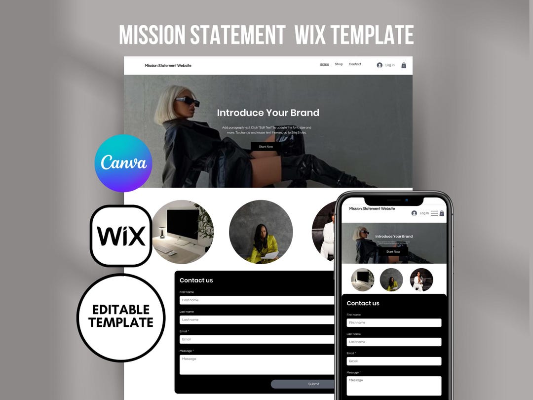 Marketing Wix Website Design, Website Template, Canva Website, Wix ...