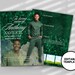 Funeral Programs 8.5X11 Editable Template 8 Page Men Neon Turquoise ...
