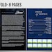 Blue Funeral Program Template: Memorial Booklet (digital Download) - Etsy