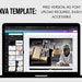 Muslim Funeral Program Template: Gray & Black Obituary, Celebration of ...