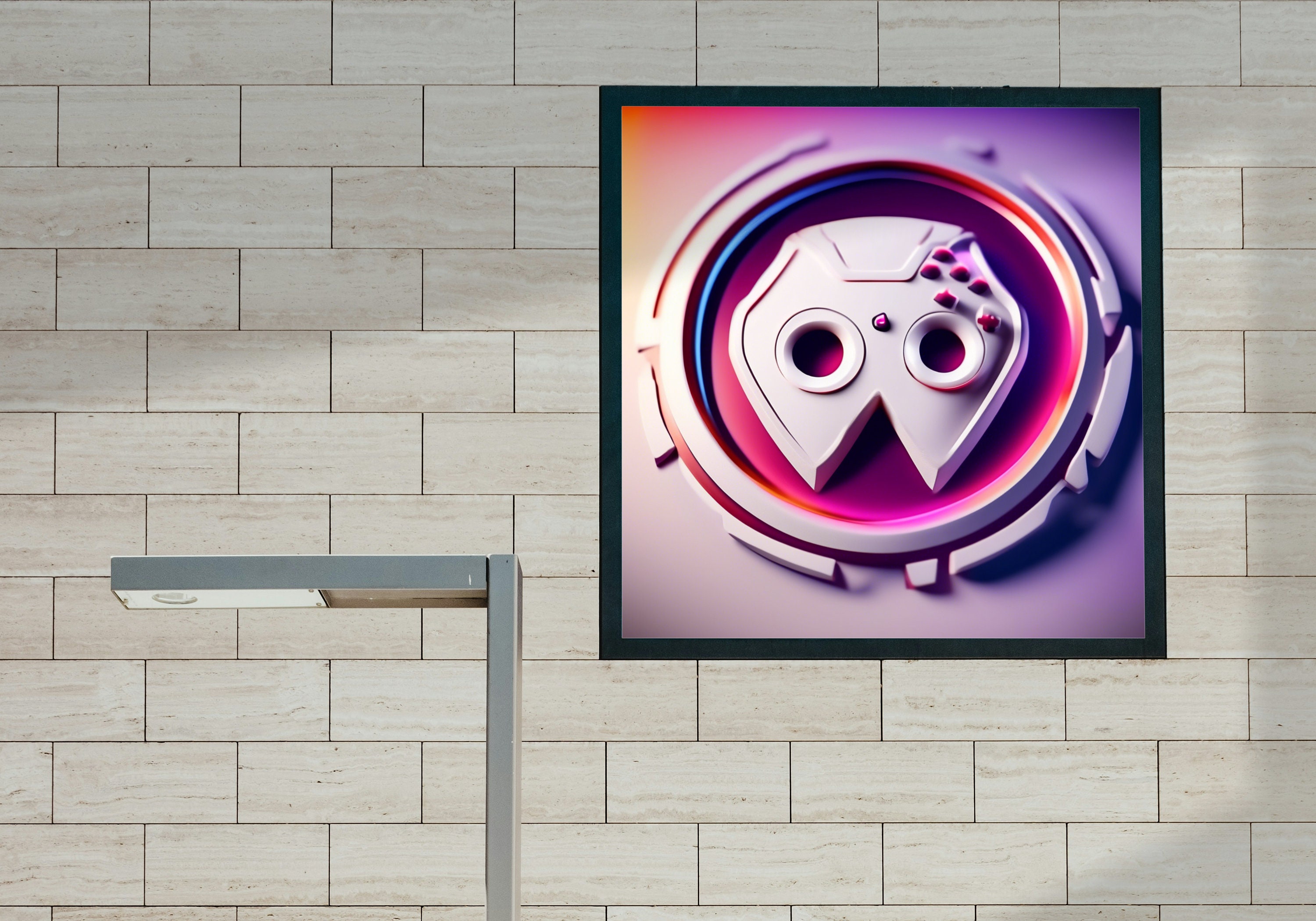 Gaming Poster-digital Gaming Poster-gaming Picture Room-neon Decor ...