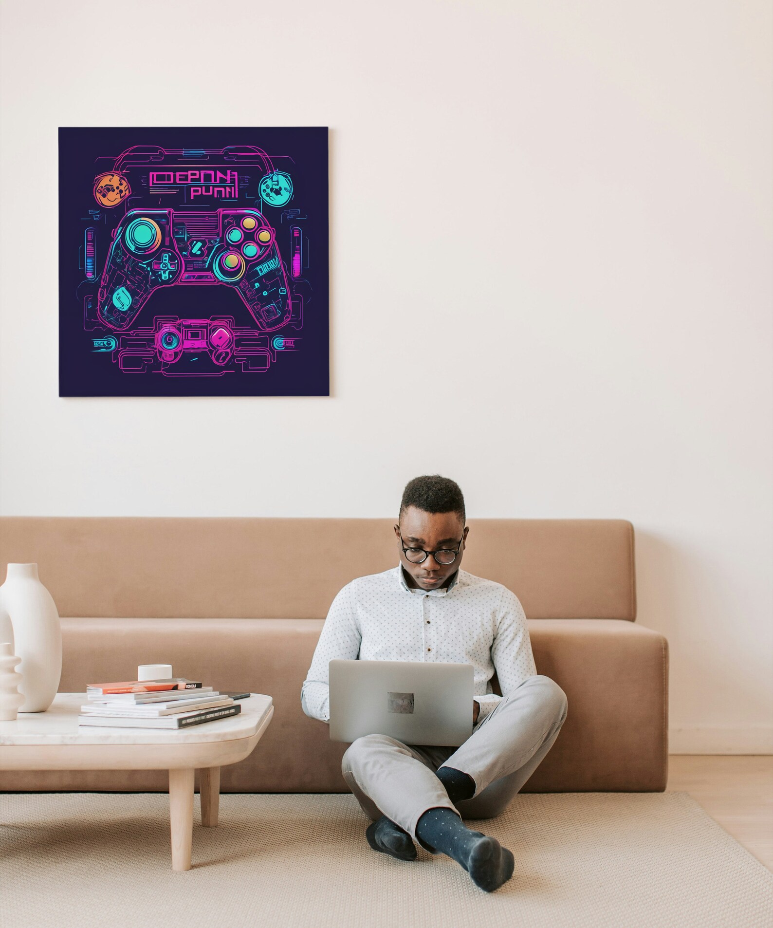 Gaming Poster, Digital Gaming Poster, Gaming Picture Room, Neon, Decor ...