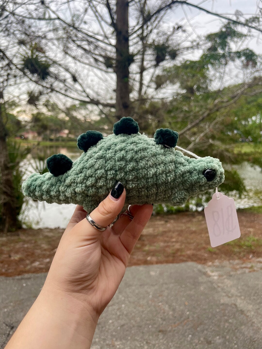 Crochet Baby Stego | Custom Crochet Stegosaurus | Crochet Dino ...