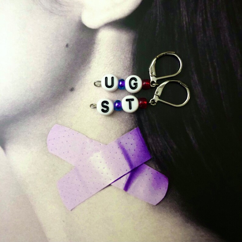 Olivia Rodrigo GUTS Inspired Earrings | Handmade Czech Seed Bead Drop ...
