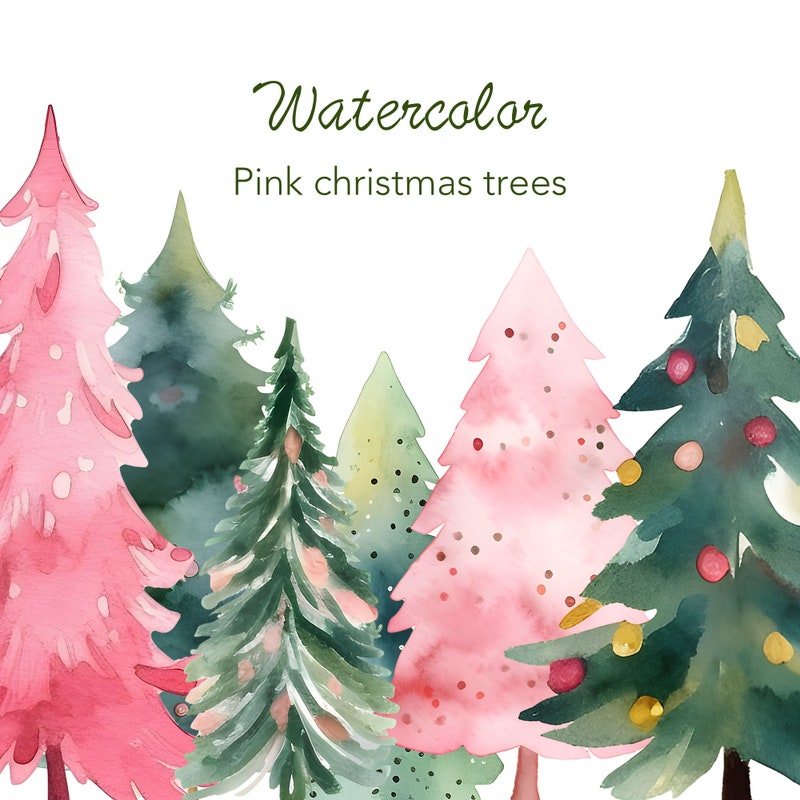 Pink Christmas Tree - Etsy