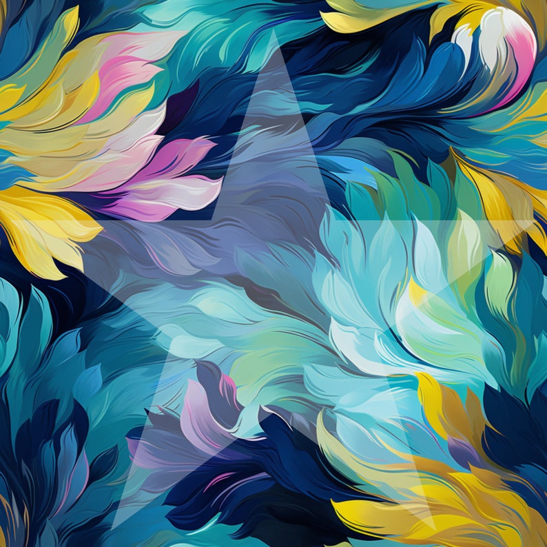 Boho Digital Paper, Seamless Background, Floral Patterns, Premade ...