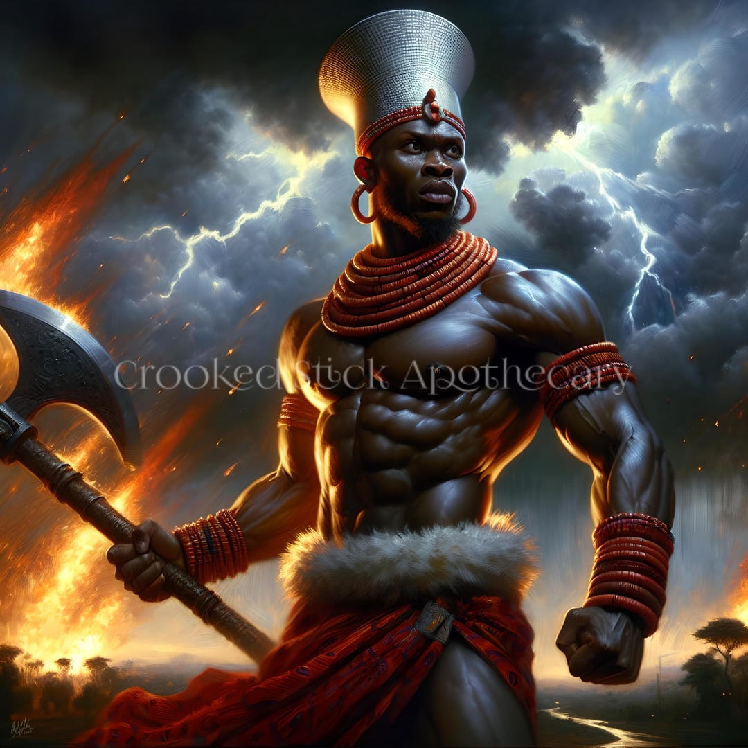Shango, Orisha, Yoruba, Ifá, 7 African Powers, Rootwork, Hoodoo, Voodoo ...
