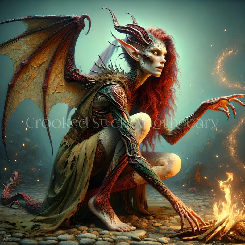 Untitled, Dragonkin, Fairy, Fae, Elf, Dungeons and Dragons, Role ...