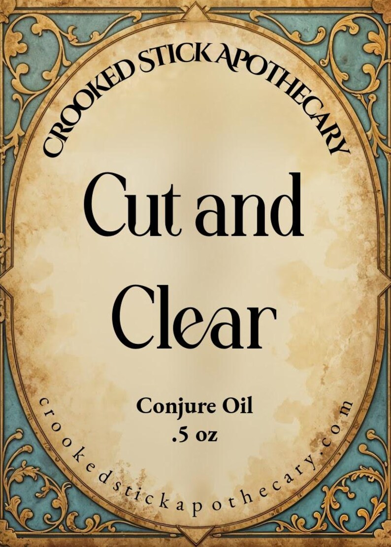 Cut and Clear Conjure Oil: Break Ties, Move Forward (.50 Fl Oz) - Etsy