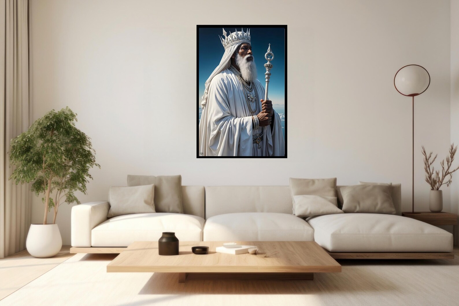 Obatala Poster: Yoruba Orisha Digital Artwork (digital Download) - Etsy