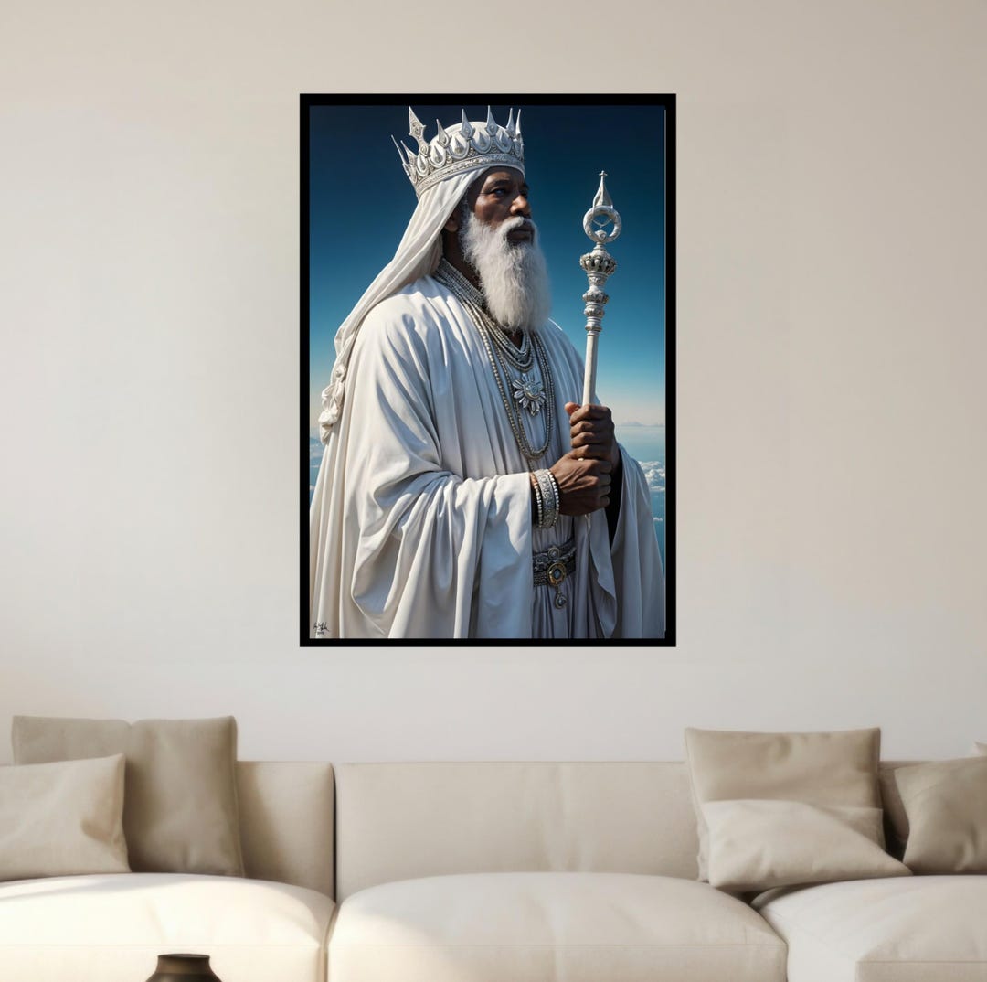 Obatala Poster: Yoruba Orisha Digital Artwork (digital Download) - Etsy