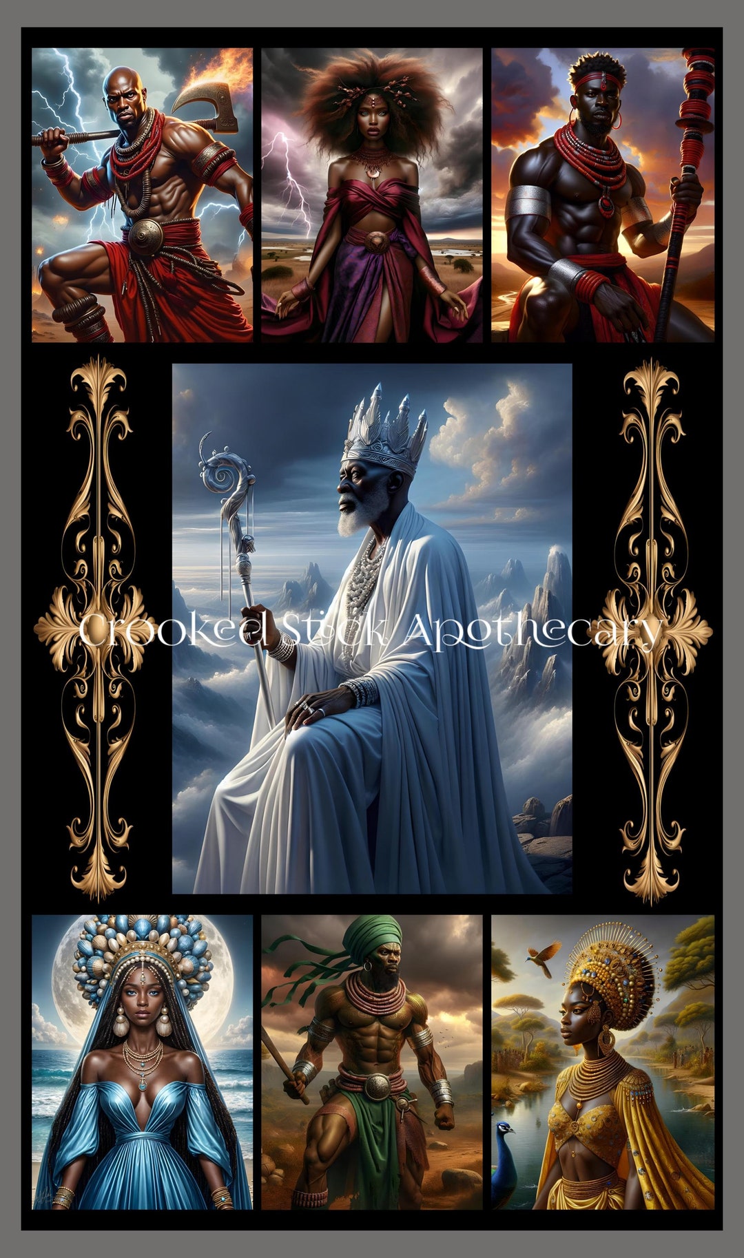 Seven African Powers, Orisha, 7 African Powers, Yoruba, Ifá, Hoodoo ...