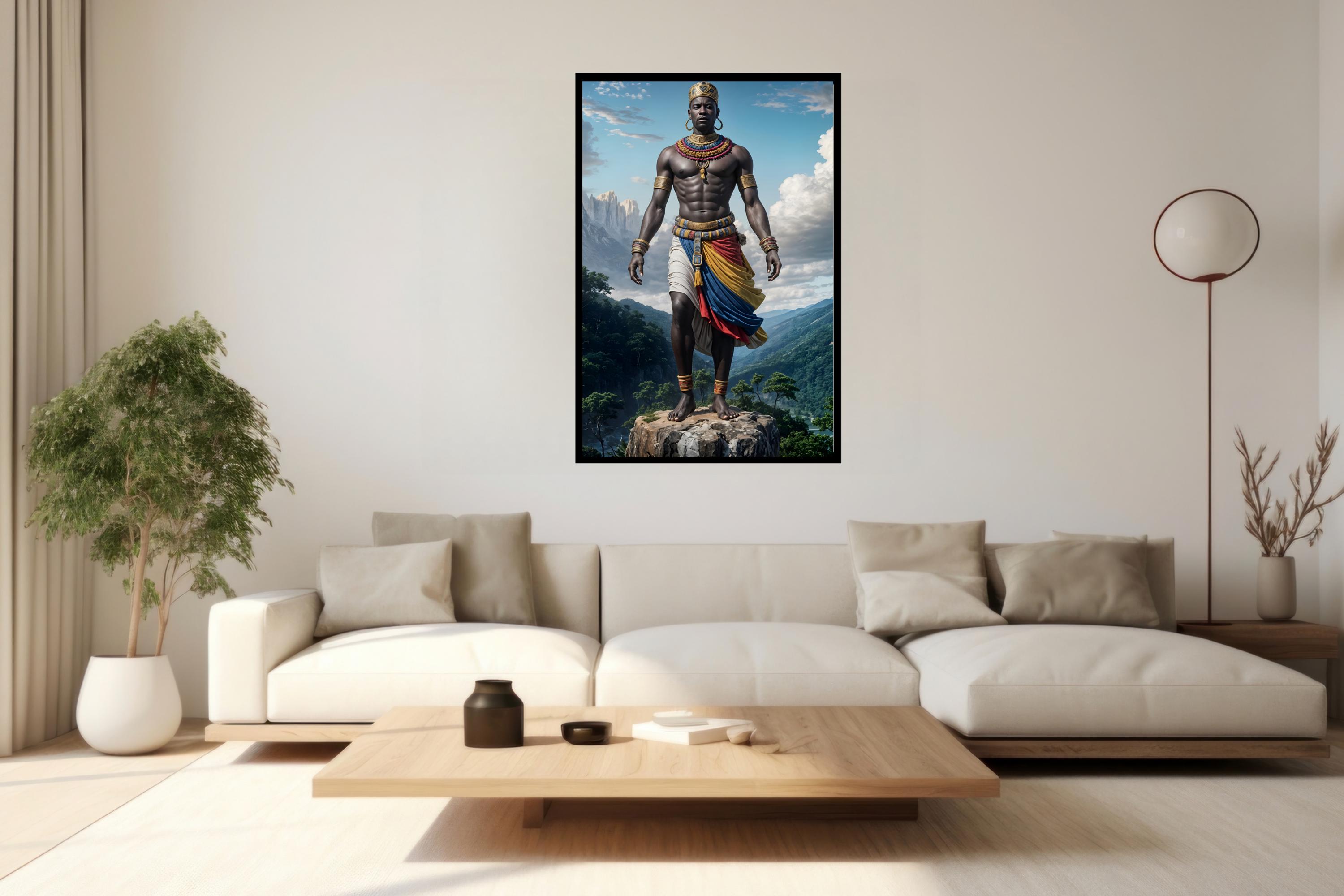 Osun Poster, Ozun, Orisha, Yoruba, Rootwork, Hoodoo, Voodoo, Digital ...