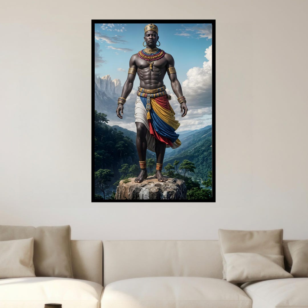 Osun Poster, Ozun, Orisha, Yoruba, Rootwork, Hoodoo, Voodoo, Digital ...