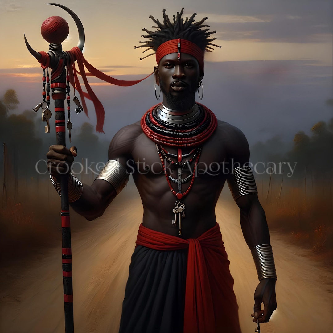 Elegua, Orisha, Yoruba, Ifá, 7 African Powers, Rootwork, Hoodoo, Voodoo ...