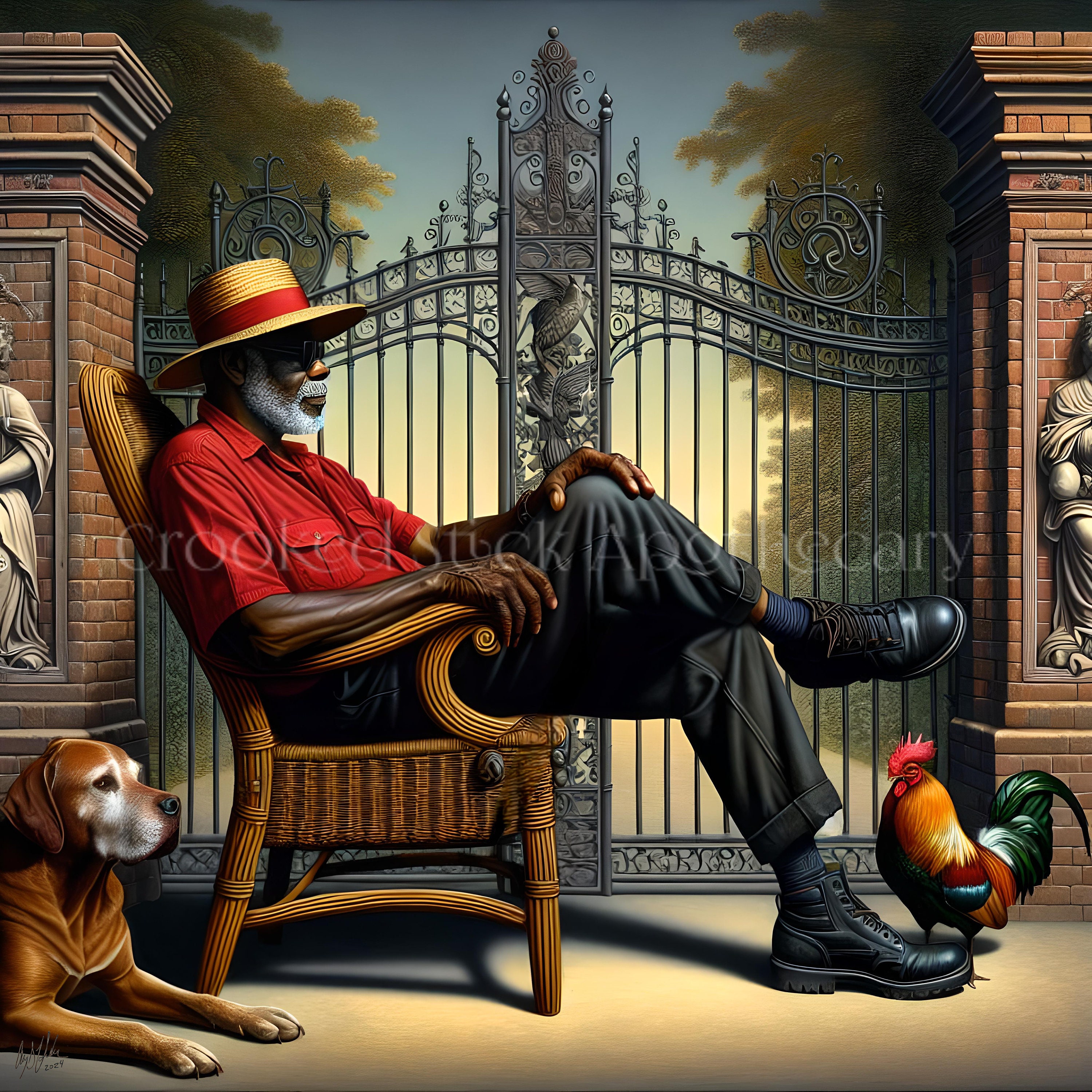 Papa Legba at the Gates, Loa, Lwa, Hoodoo, Voodoo, Rootwork, Conjure ...