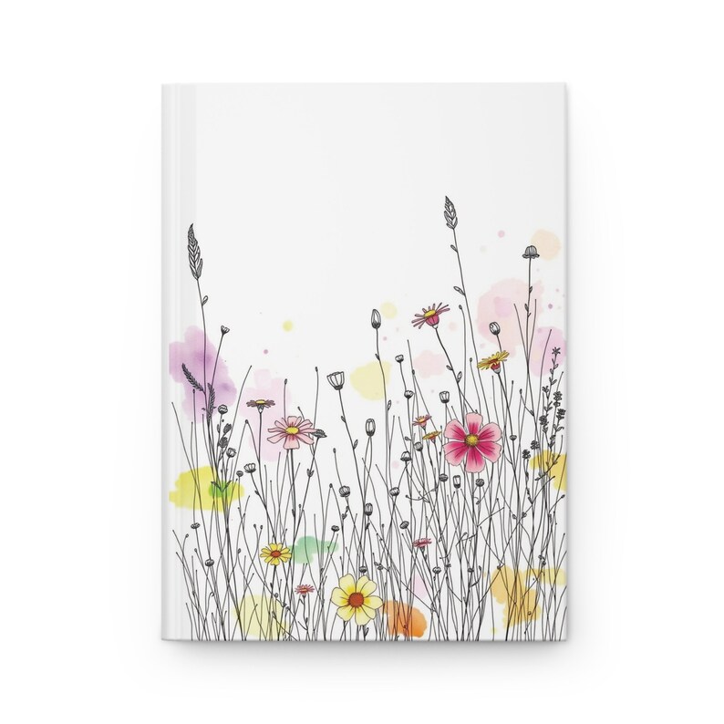 Pastel Wildflowers Journal, Perforated Notebook - Soft, Bright ...