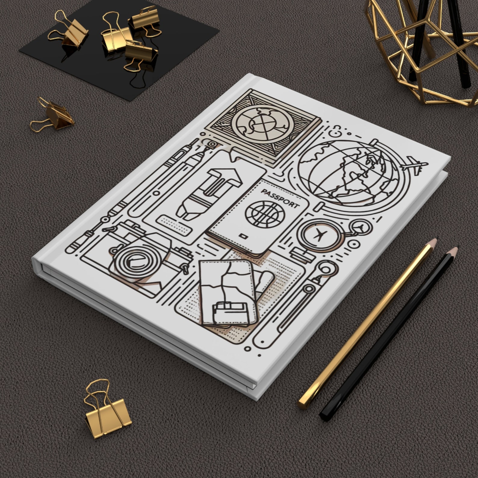 Adventure Notebook, Perforated Journal, Lined Journal, Travel Notebook ...