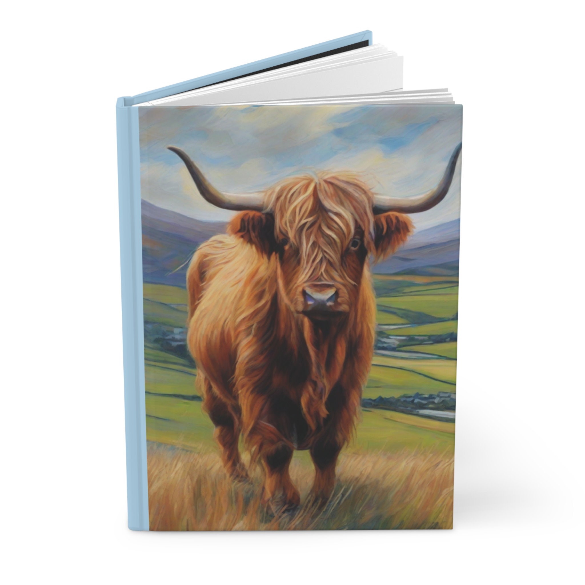 Highland Cow Notebook, Perforated Notebook, Junk Journal, Journaling ...