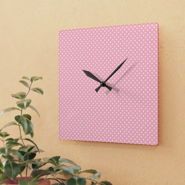 Polka Dot Clock - Etsy