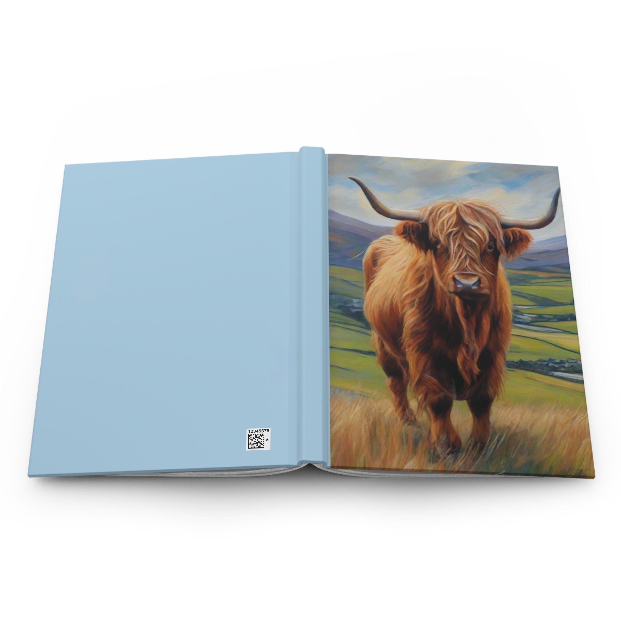Highland Cow Notebook, Perforated Notebook, Junk Journal, Journaling ...