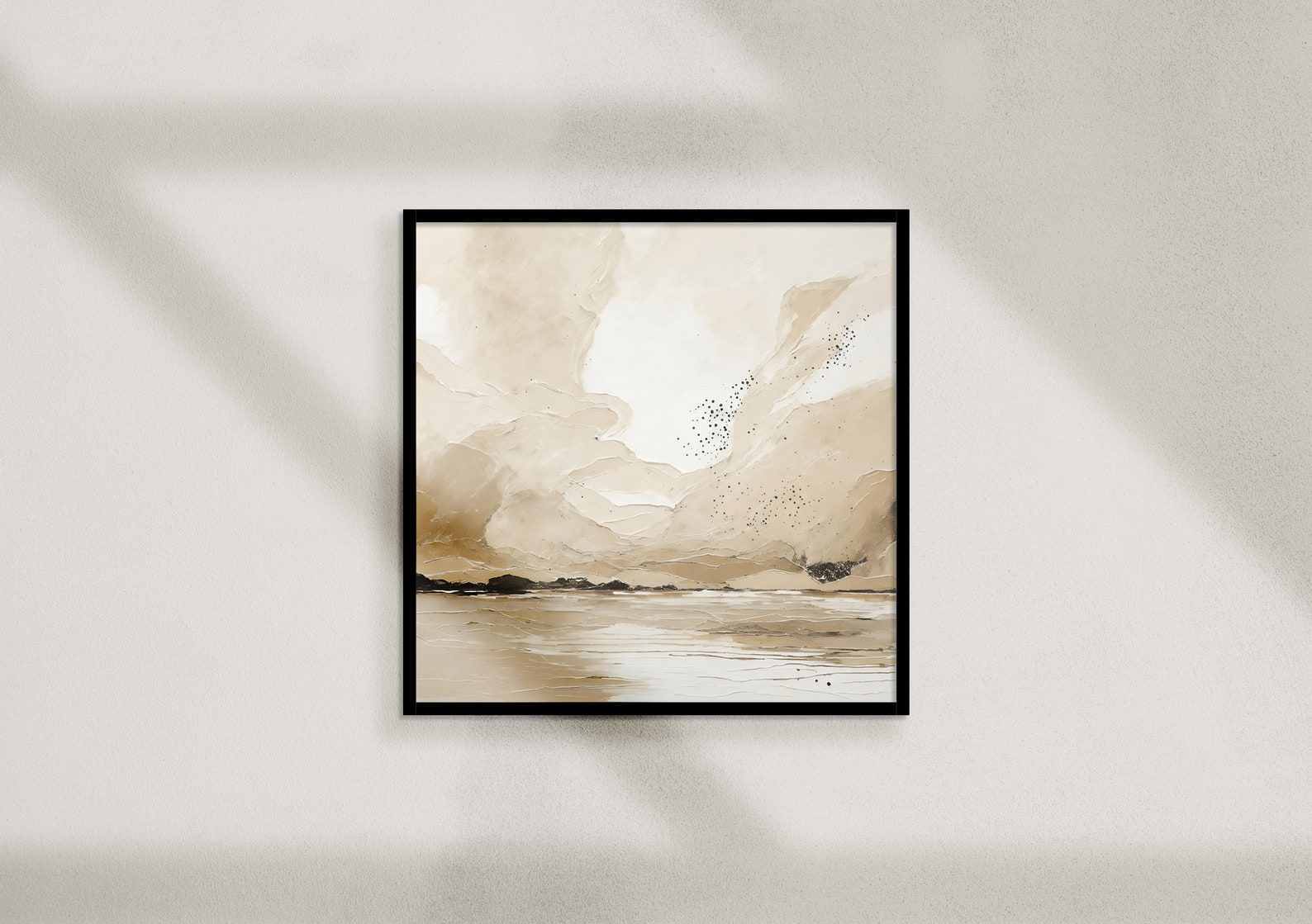 Large Format Printable Square Wall Art | Abstract Waterscape | Abstract ...