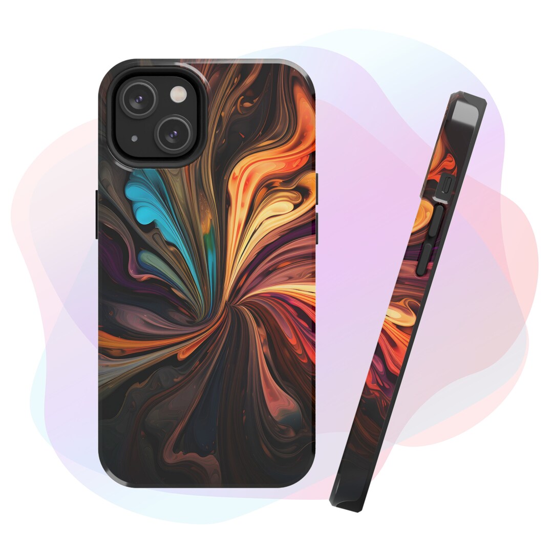 Abstract Phone Case Colorful Design Iphone Case Surrealist - Etsy