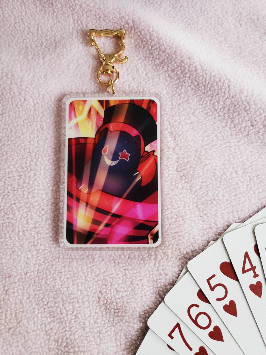 Magician Lyneys Cat Keychain Kawaii Kitty Cat Fontaine - Etsy